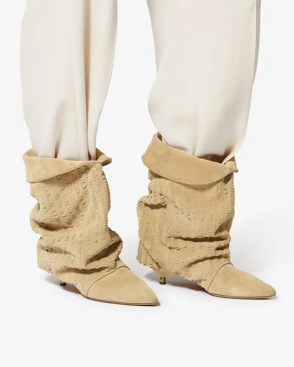Isabel Marant Étoile Edrik Boots - Deep Beige