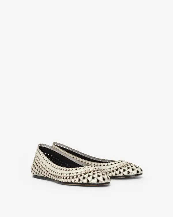 Isabel Marant Étoile Belni Ballet Flats - Chalk