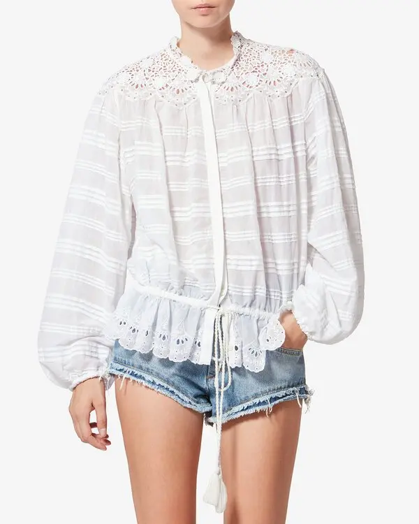 ETOILE Polly Top - White