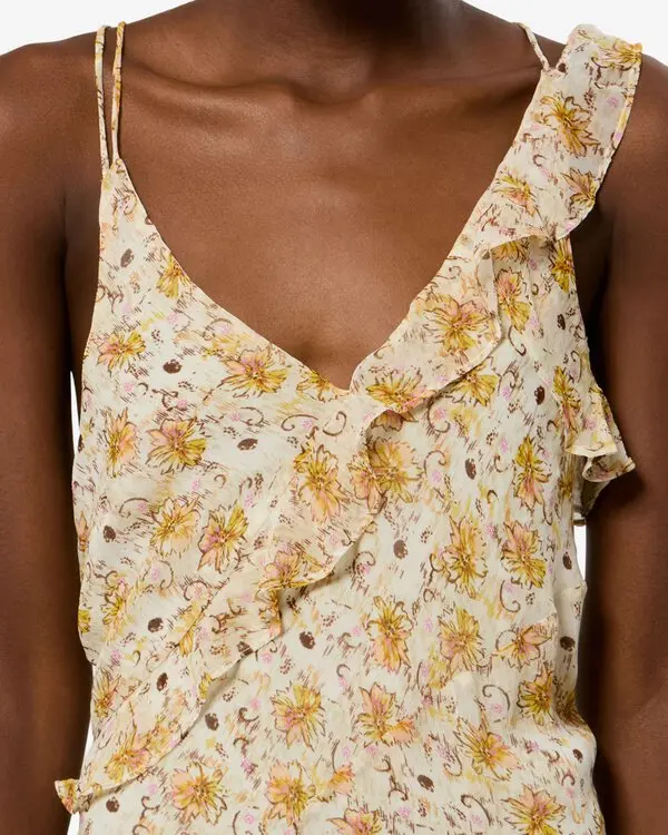 ETOILE Luxie Dress - Light Yellow-ecru