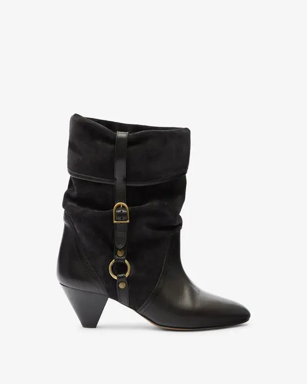 Isabel Marant Étoile Darner Buckle Boots - Black