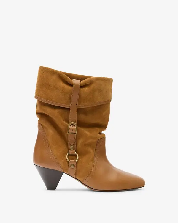Isabel Marant Étoile Darner Buckle Boots - Chestnut