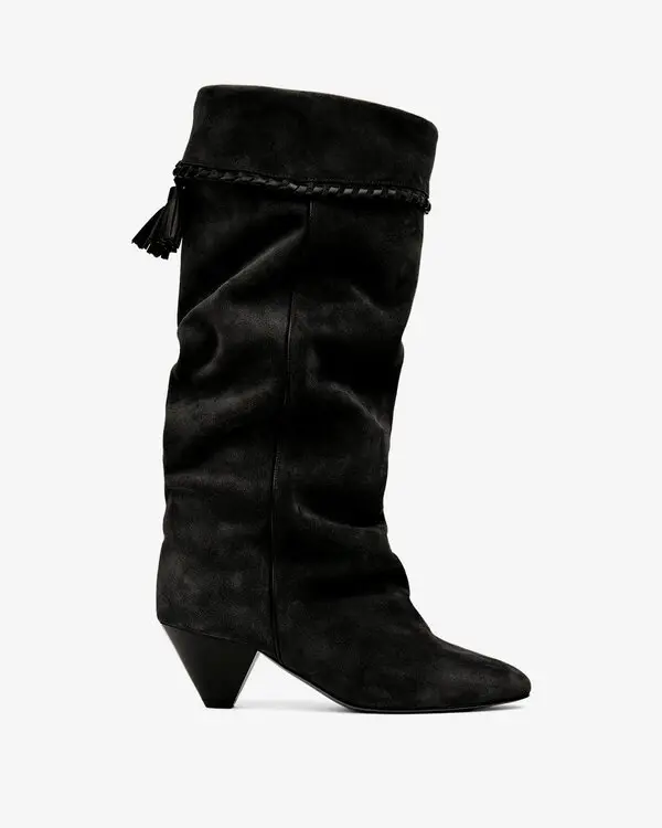 Isabel Marant Étoile Elita Suede Boots - Black
