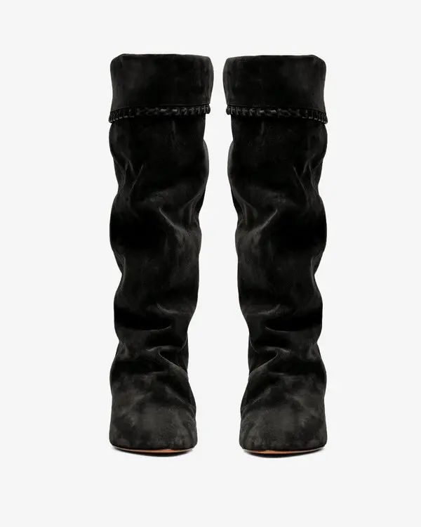 Isabel Marant Étoile Elita Suede Boots - Black