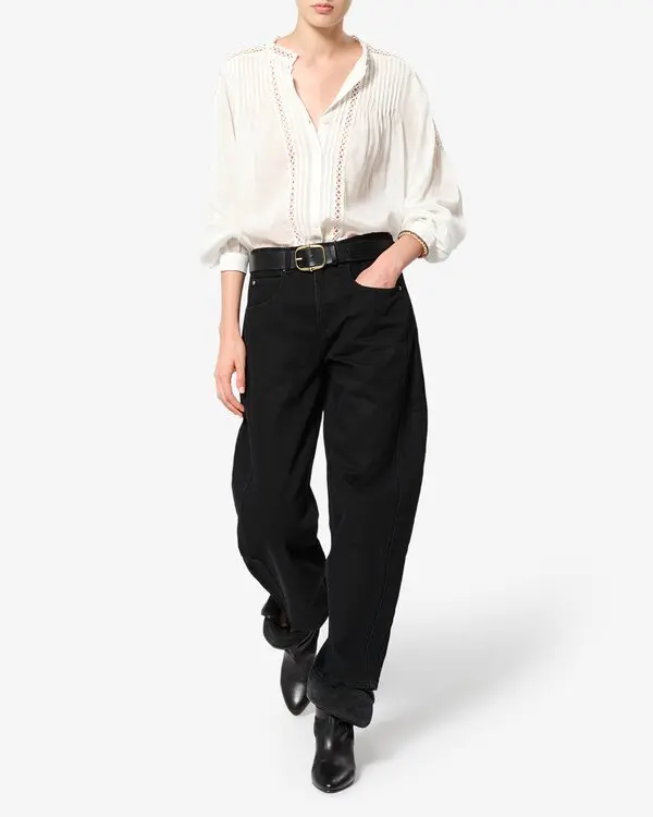 Isabel Marant Étoile Oriane Barrel Leg Jeans