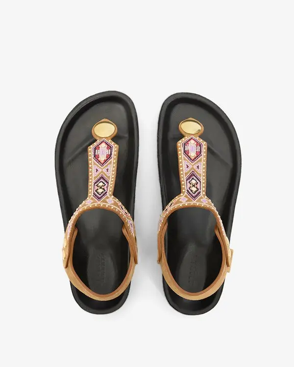 Isabel Marant Étoile Enore Sandals - Cognac