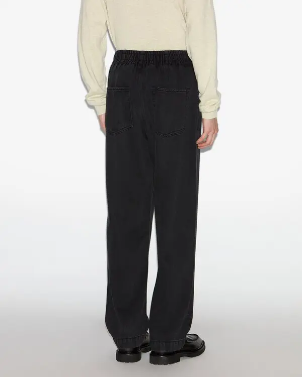 Isabel Marant Étoile Timeo Plain-colored Lyocell Pants - Black