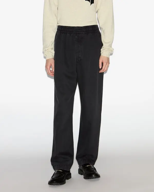 Isabel Marant Étoile Timeo Plain-colored Lyocell Pants - Black