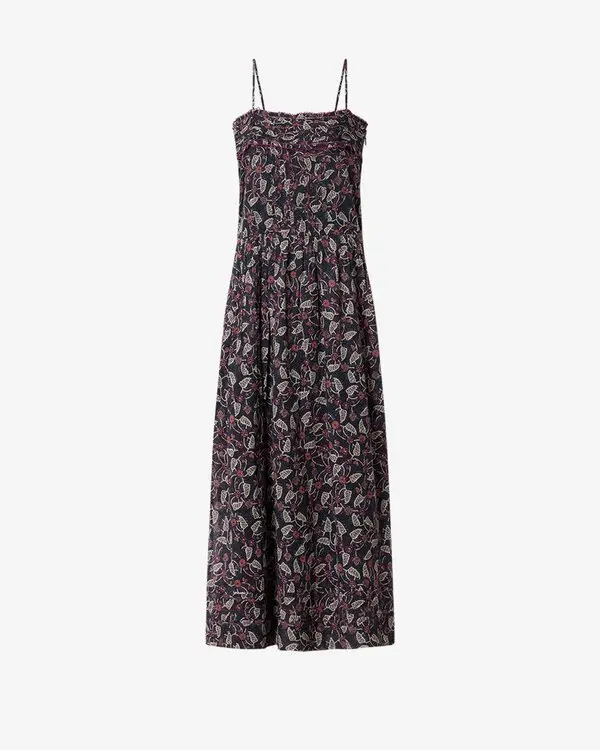 ETOILE Demy Dress - Black/raspberry