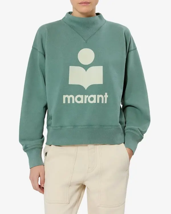 ETOILE Moby Sweat Shirt - Sage/ecru