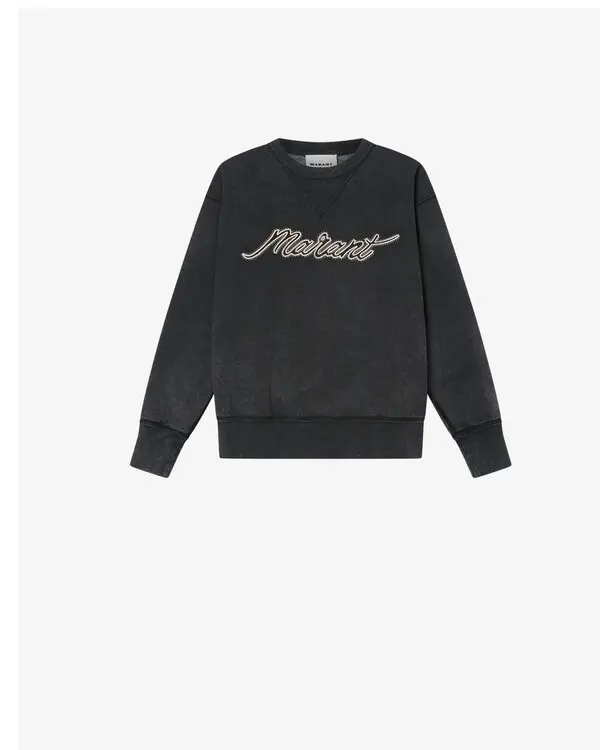 ETOILE Cotton Fleece Sweatshirt - Black