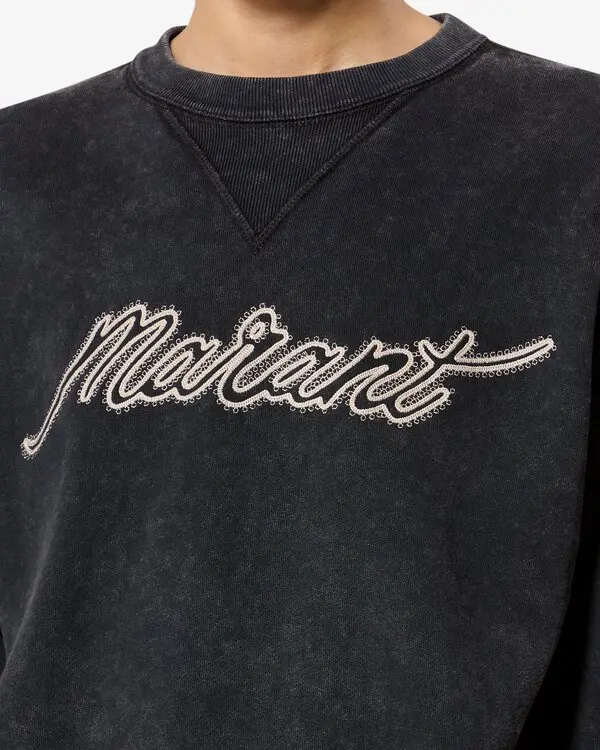 ETOILE Cotton Fleece Sweatshirt - Black