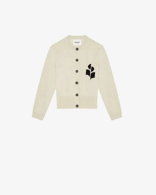 ETOILE Cotton And Wool Knit Cardigan