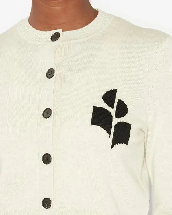 ETOILE Cotton And Wool Knit Cardigan