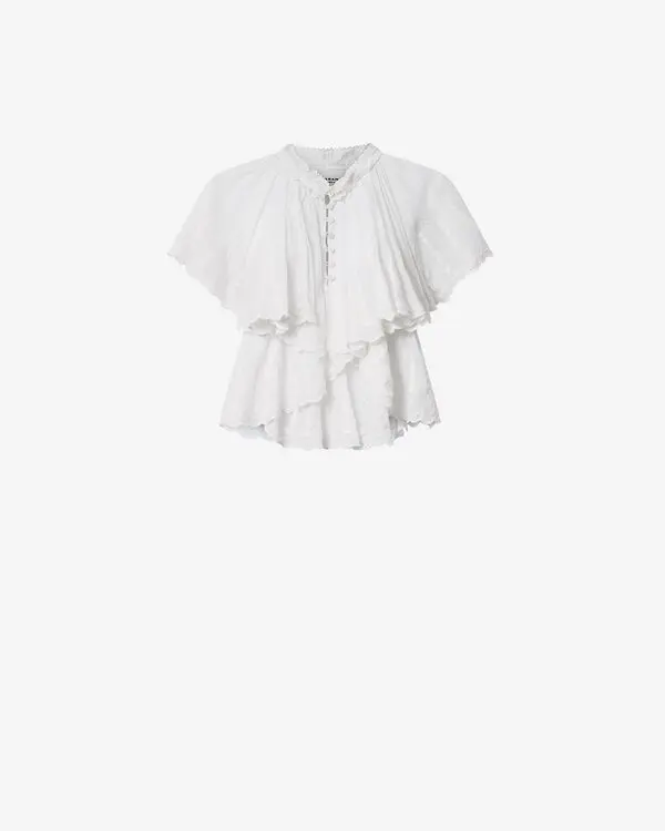 ETOILE Lorna Broderie Anglaise Blouse - White
