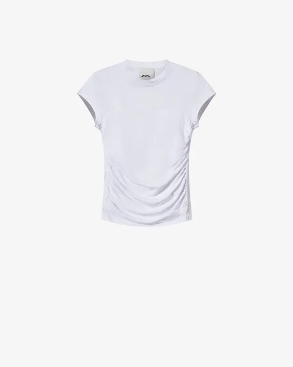 Isabel Marant Étoile Maëlie Ruched Cotton T-shirt