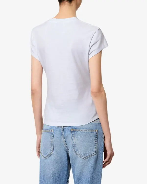 Isabel Marant Étoile Maëlie Ruched Cotton T-shirt