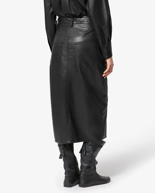 ETOILE Nilauria Faux-leather Skirt
