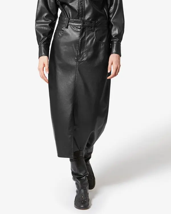 ETOILE Nilauria Faux-leather Skirt