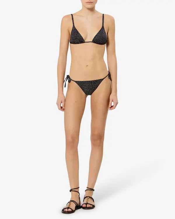 Isabel Marant Étoile Flaviana Bottoms - Black And Gold