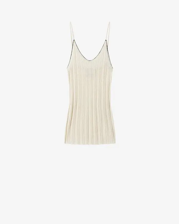 Isabel Marant Étoile Knitted Tank Top India - Ecru