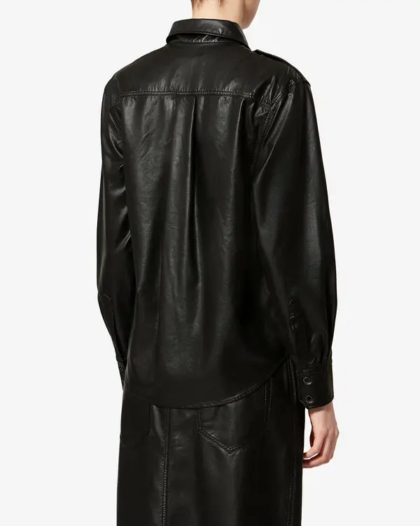 ETOILE Noee Shirt Faux Leather