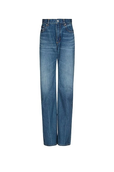 Alaïa Bootcut Leg - Blue Stone