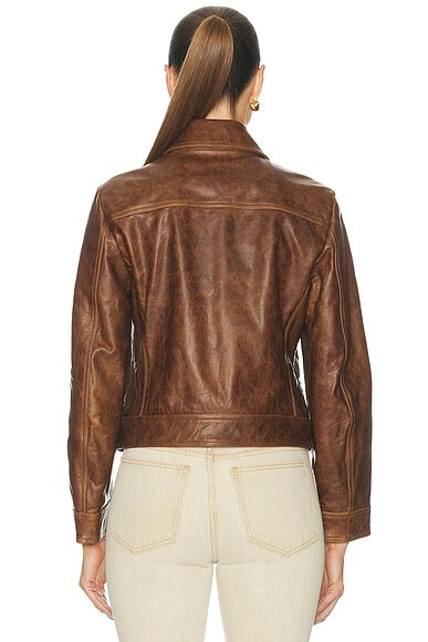 NILI LOTAN Susannah Leather Jacket