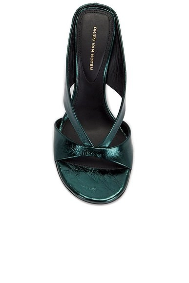 Dries Van Noten Rounded Toe Slide Mule