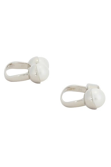 Dries Van Noten Handmade Shell Paste Set Of Two Rings