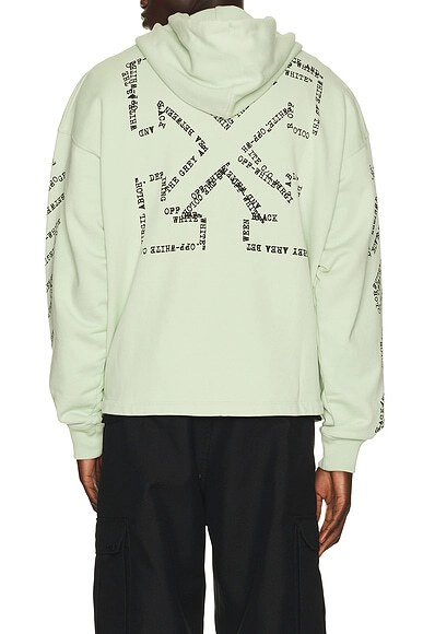Off-White Type Arrow Loose Hoodie