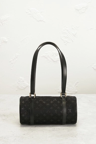 LOUIS VUITTON Satin Little Papillon Handbag