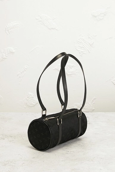 LOUIS VUITTON Satin Little Papillon Handbag