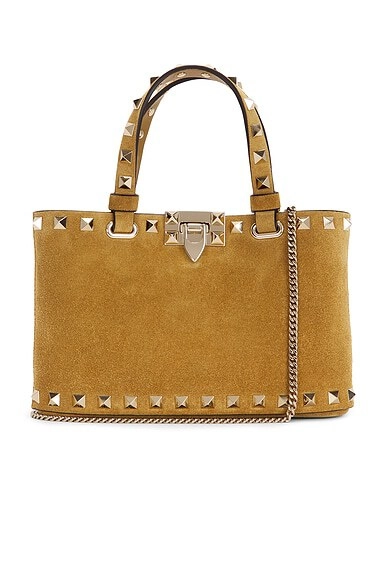Valentino Garavani Rockstud Mini Bag - Havana Beige
