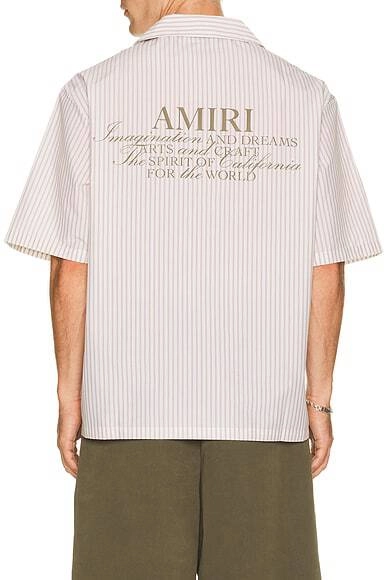 Amiri Spirit Stripe Shirt - Alabaster