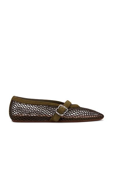 Alaïa Alaϊa La Ballerine Fishnet Flat