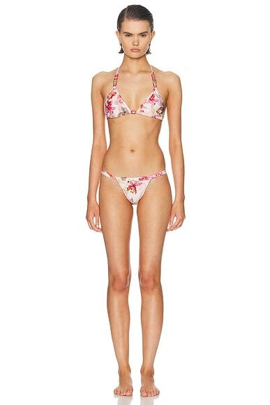 PatBO Orchid Bloom Lycra Bikini Bottom