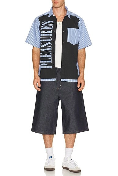 PLEASURES Onyx Button Up Shirt