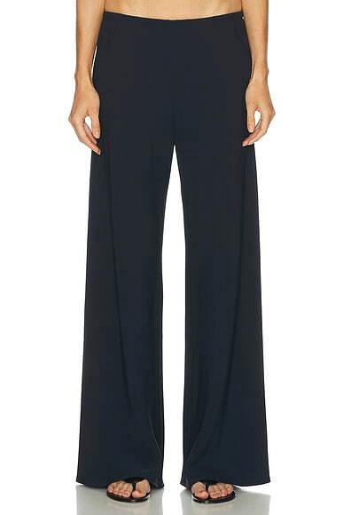 NILI LOTAN Marlow Wide Leg Pant - Midnight