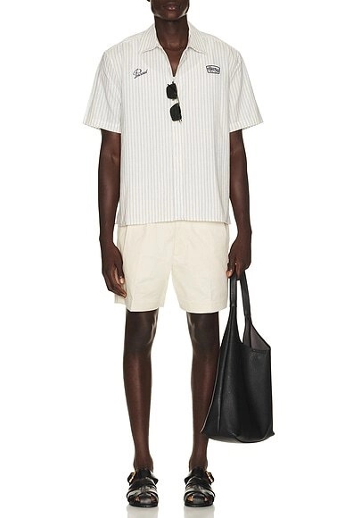 PERCIVAL Blake Double Pleated Shorts