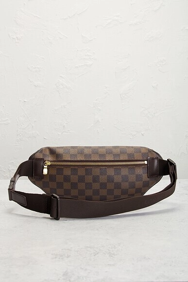 LOUIS VUITTON Damier Ebene Melville Bum Bag