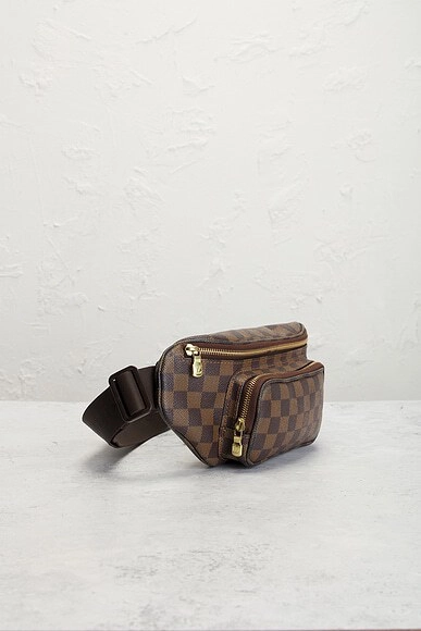 LOUIS VUITTON Damier Ebene Melville Bum Bag