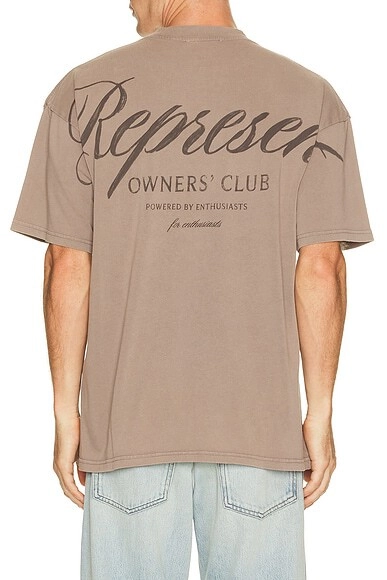 REPRESENT Owners Club Script Tee Shirt