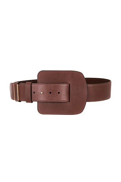Chloé Max Belt - Burnt Brown