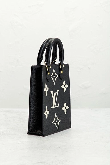 LOUIS VUITTON Empreinte Monogram Giant Petit Sac Plat Tote Bag