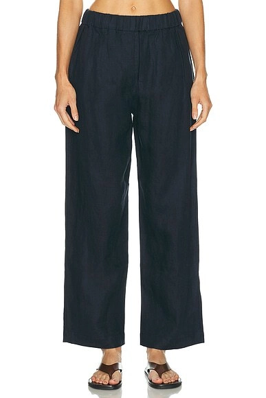 Jenni Kayne Logan Linen Pant - Navy