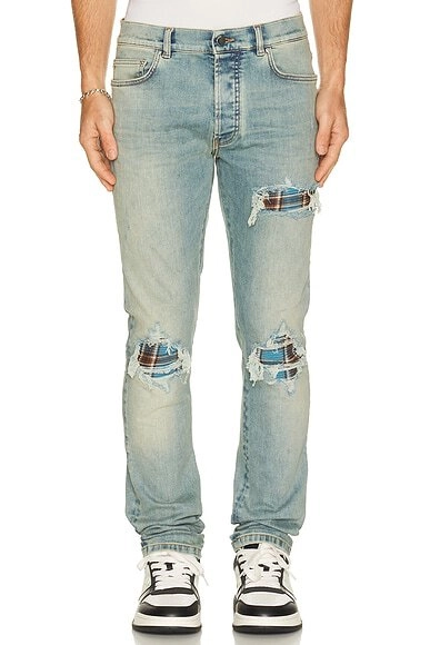 Amiri Flannel Mx1 Jean - Medium Indigo