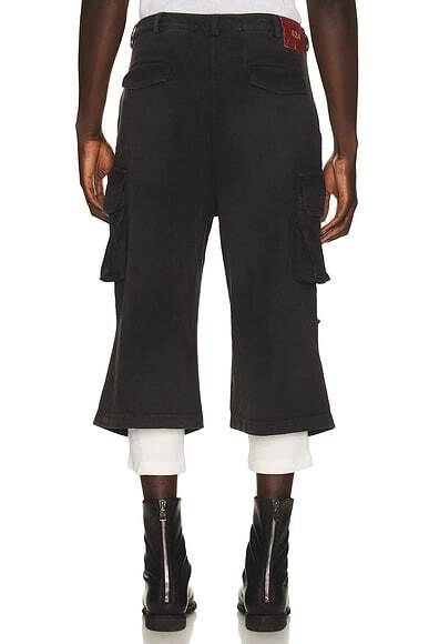 424 Ripped Bermuda Shorts