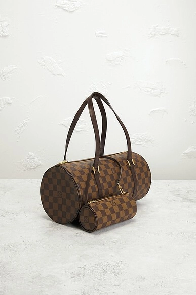 LOUIS VUITTON Damier Ebene Papillon 30 Handbag & Mini Set