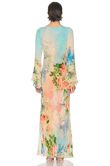 Hemant & Nandita Double Layer Maxi Dress